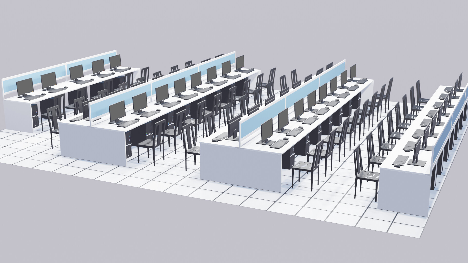 ArtStation - School Computer Multimedia Laboratory