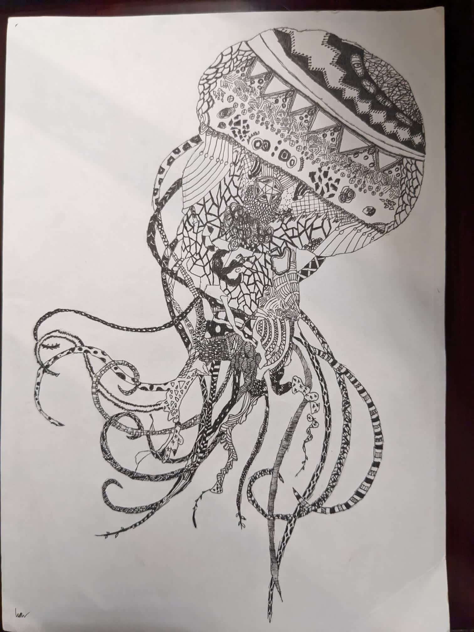 Zentangle Jellyfish