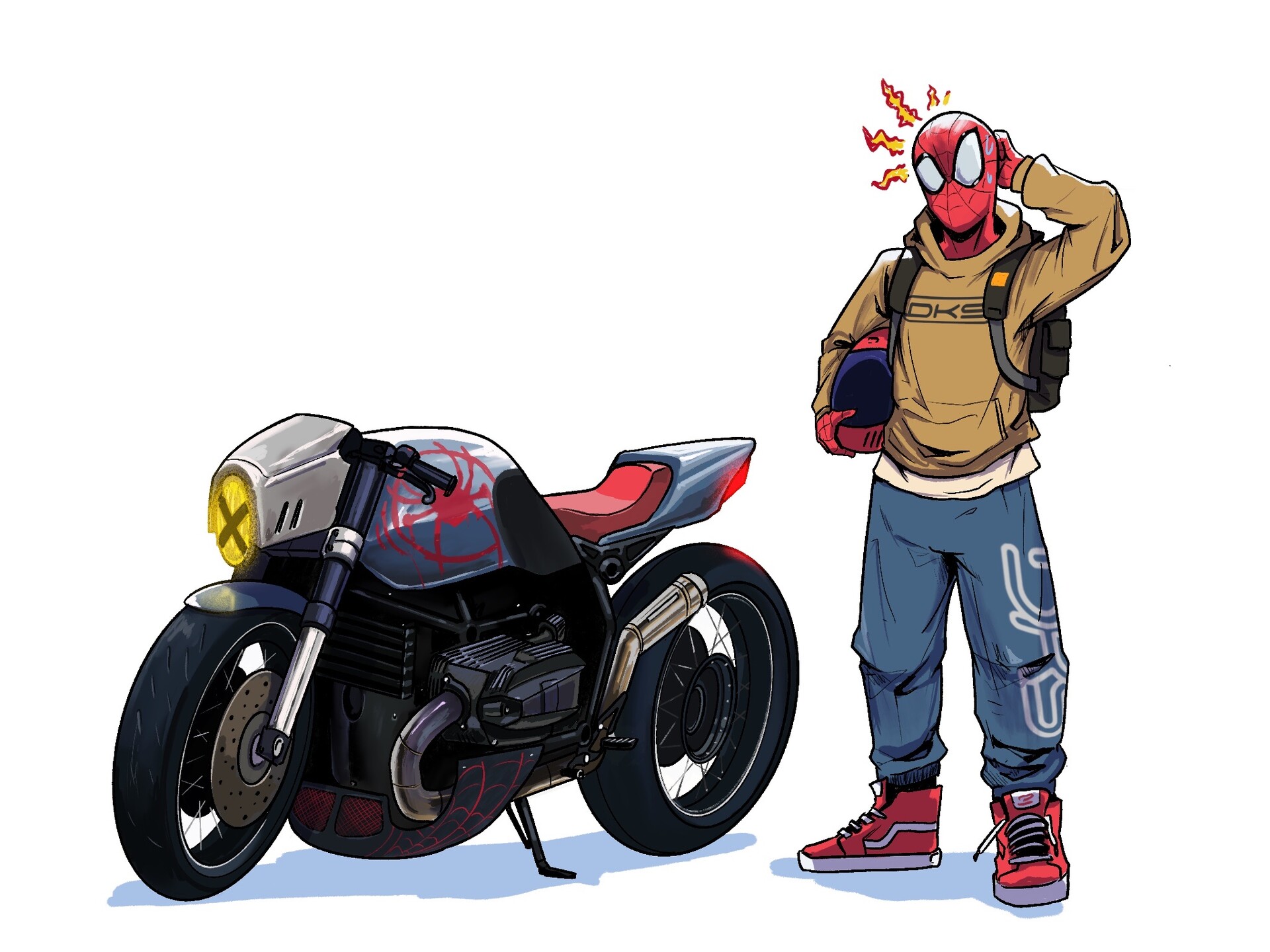 ArtStation - Spidey Bike