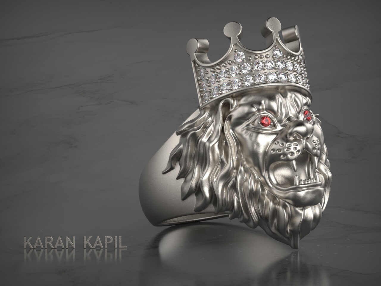 ArtStation - The Lion ring