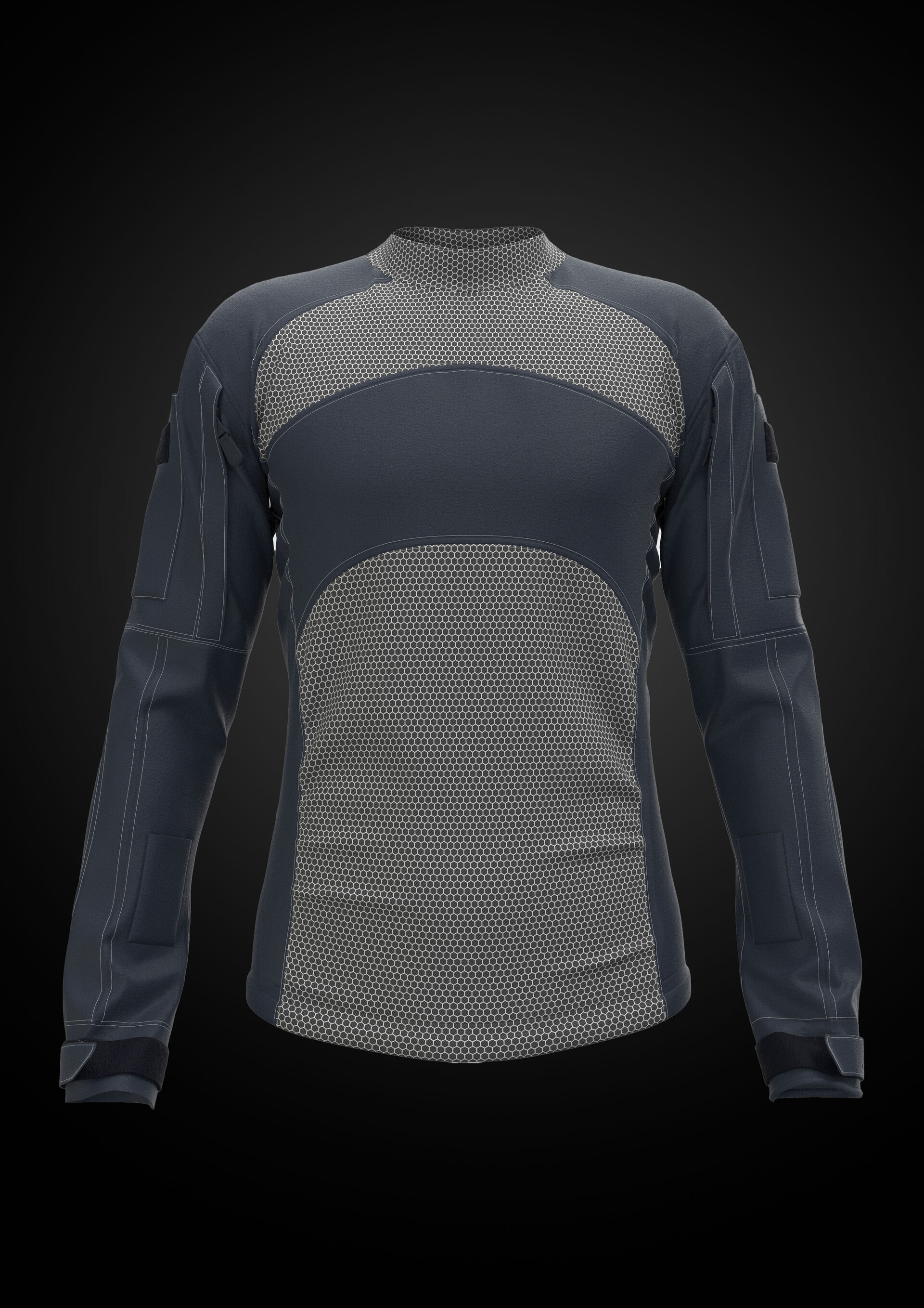 ArtStation - Tactical combat shirt (in marvelous designer)