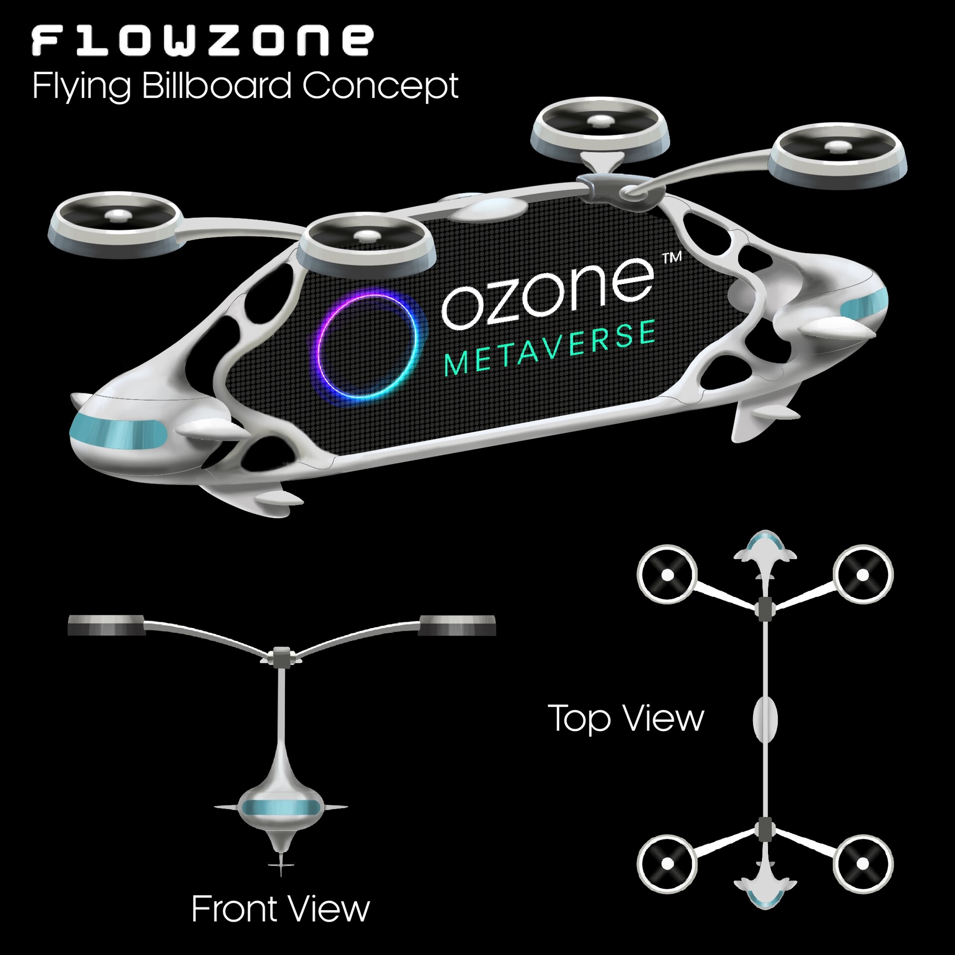 ArtStation - Flow Zone District in Ozone Metaverse