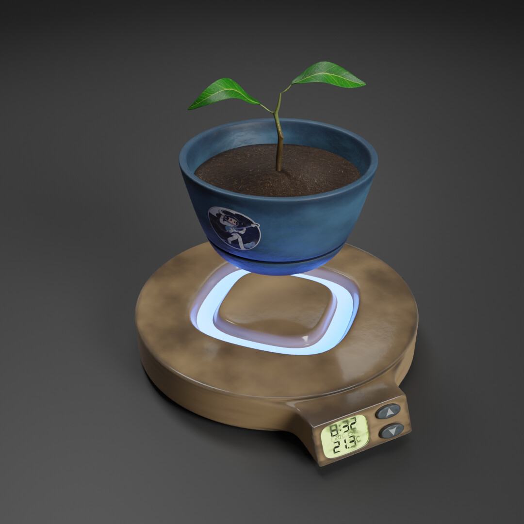 ArtStation - Futuristic pot