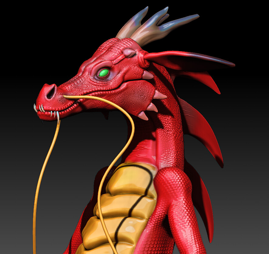 ArtStation - Red Dragon
