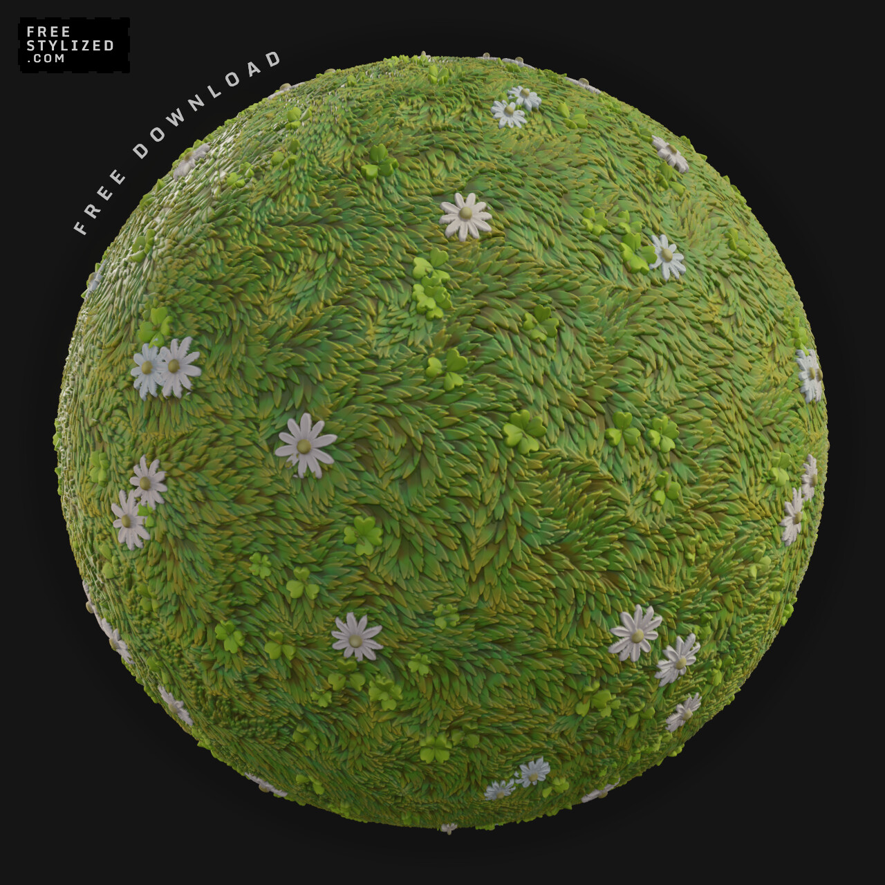 ArtStation - Stylized Grass - FREE - Substance Designer