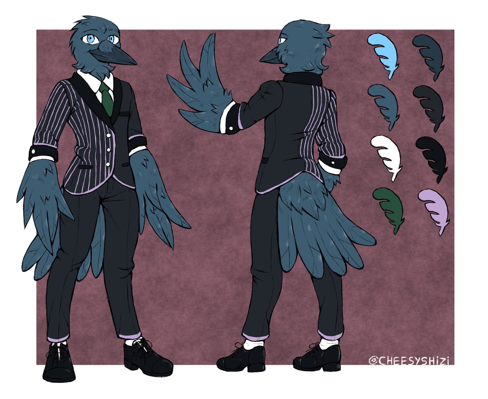 ArtStation - Crow in a suit concept art