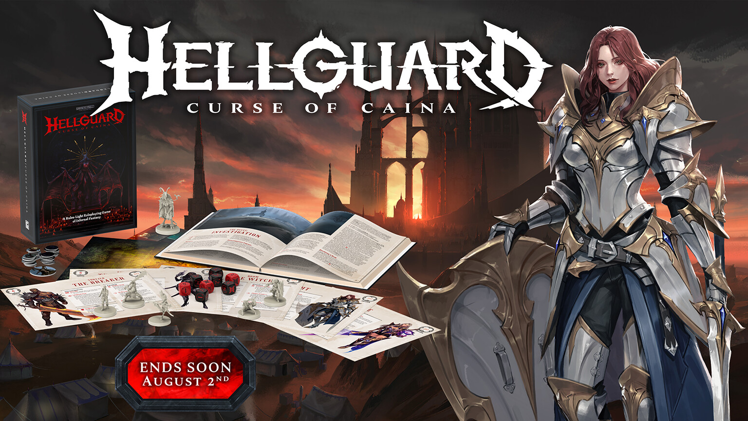 Billy Garretsen - Hellguard: Curse of Caina - Logo Design