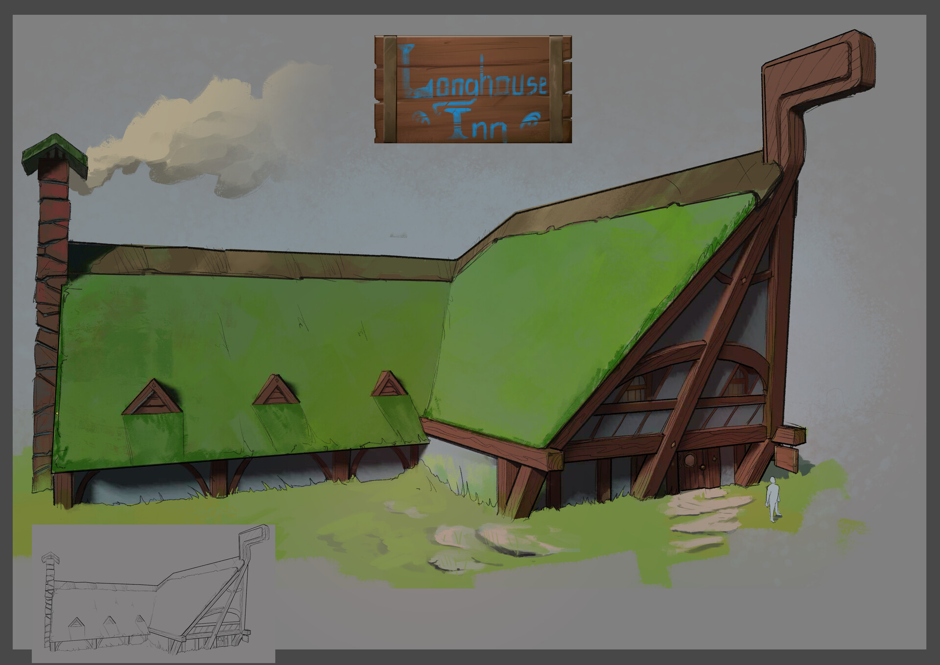 ArtStation - Longhouse Inn