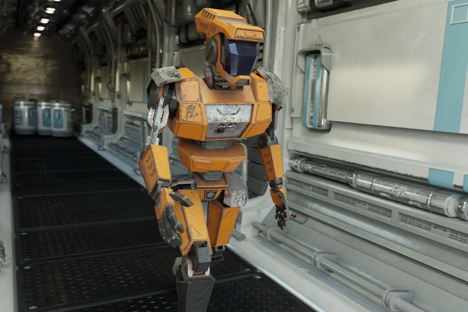 ArtStation - The Orange Bot