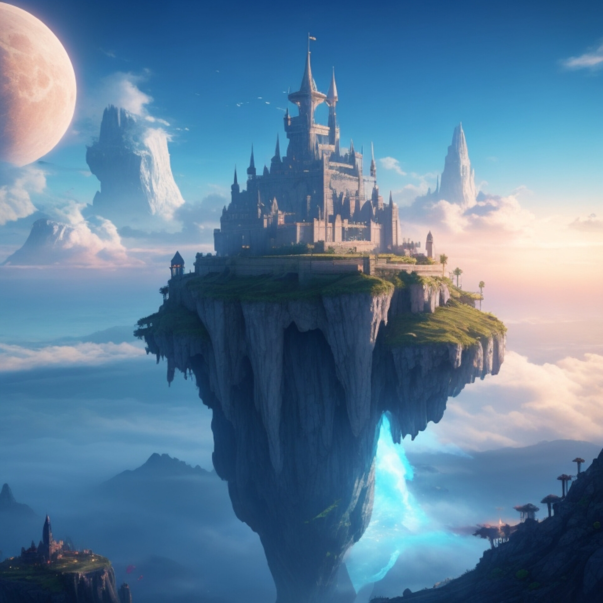 ArtStation - realm Chronicles: Mystical Kingdom Above.Chronicles