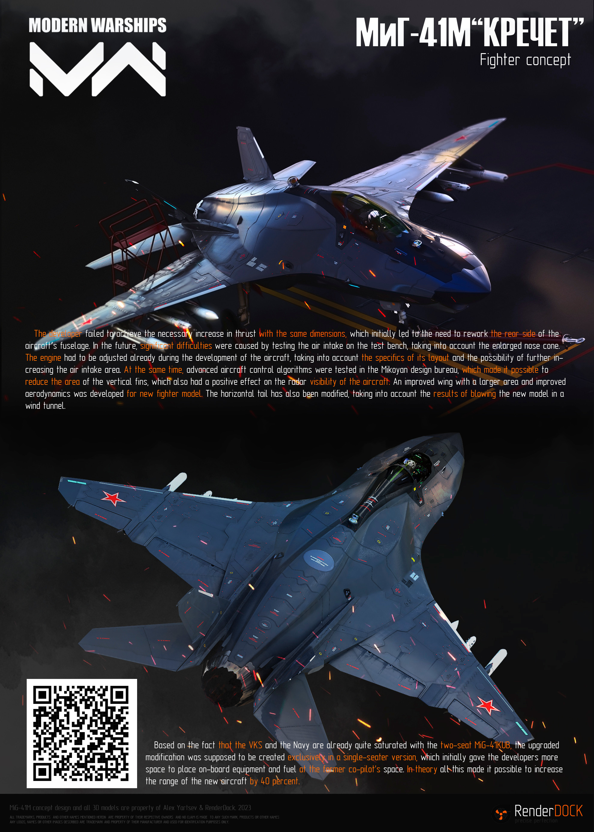 RenderDock - MiG-41M "Super Fulmar"