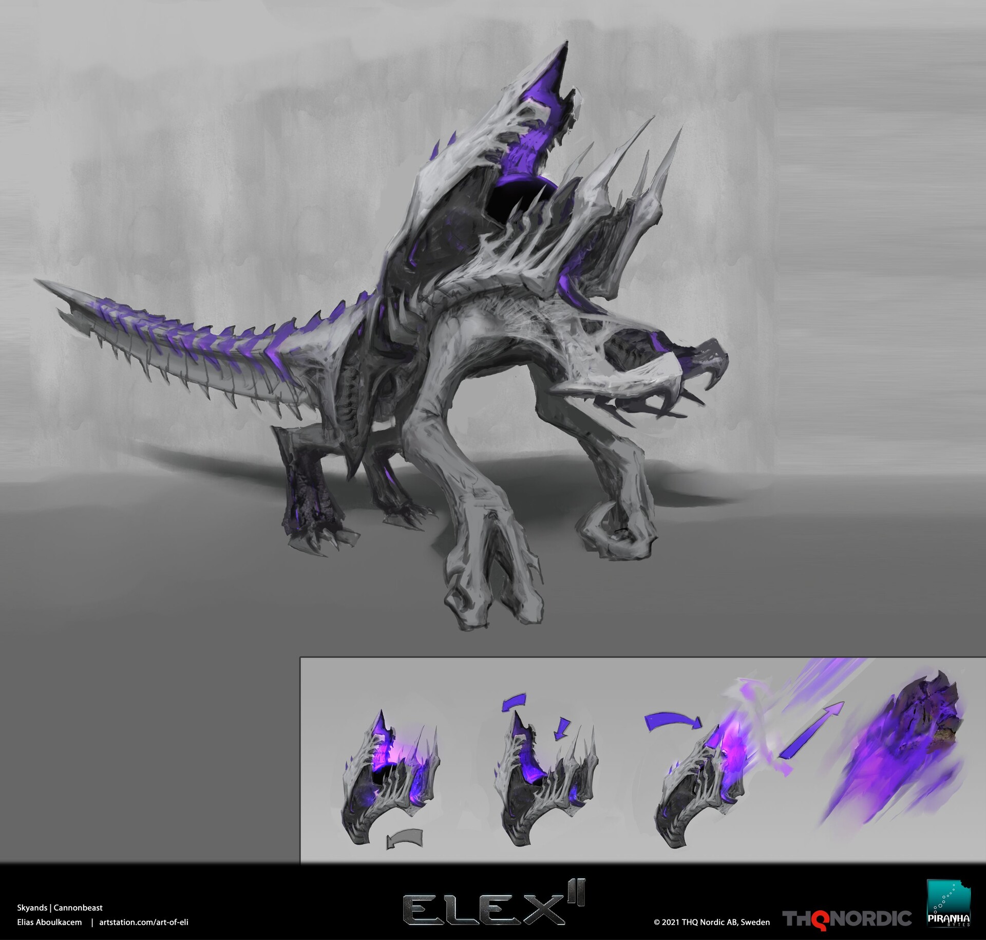 Elias Zink - Elex II Skyanoids Creature Design