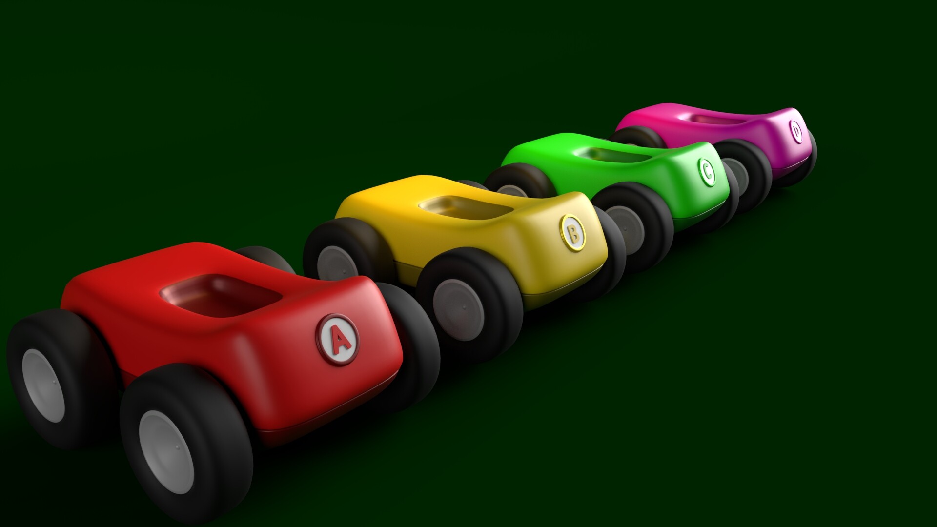 ArtStation - cartoon mini cars