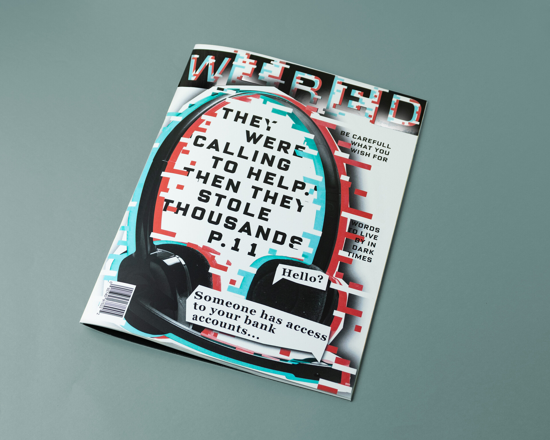 Wired Magazine Layout