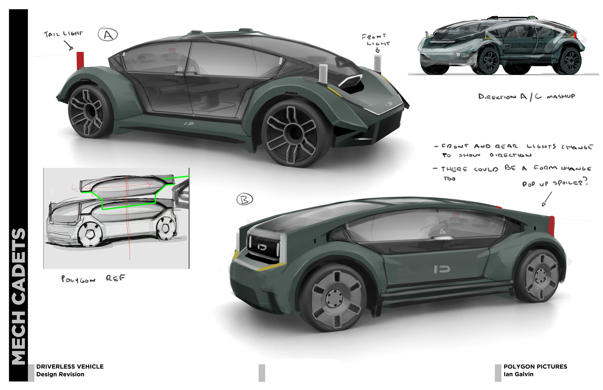 Ian Galvin - MECH CADETS Vehicle Designs