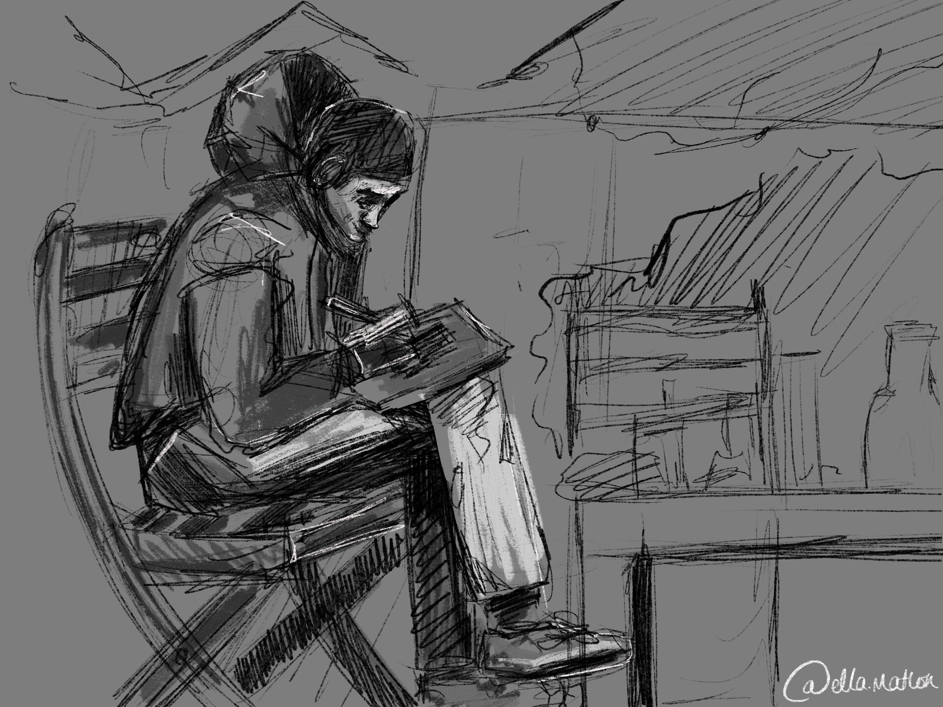 ArtStation - Drawing of a friend