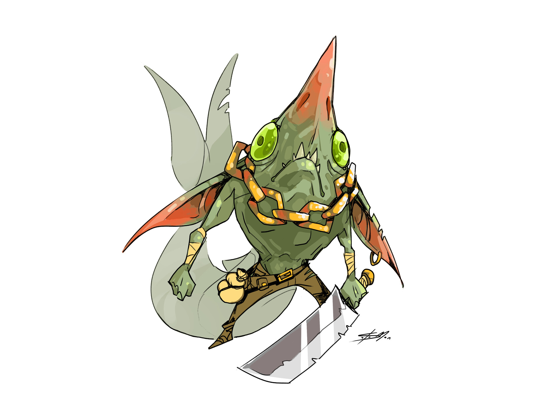 ArtStation - Goblin Shark Goblin