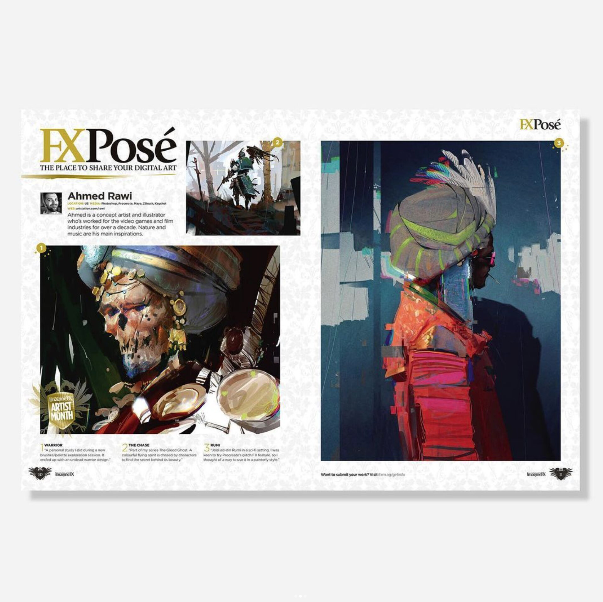 Ahmed Rawi - ImagineFX artist of the month