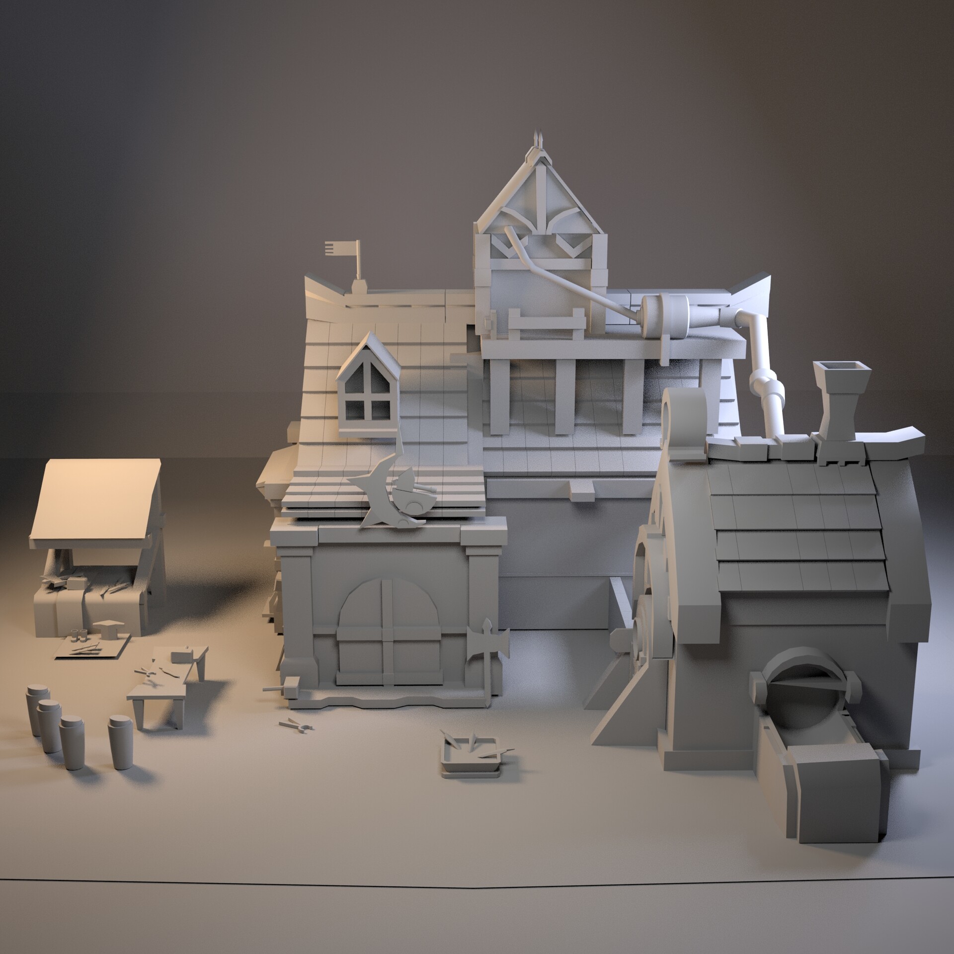 ArtStation - Set 3dd model