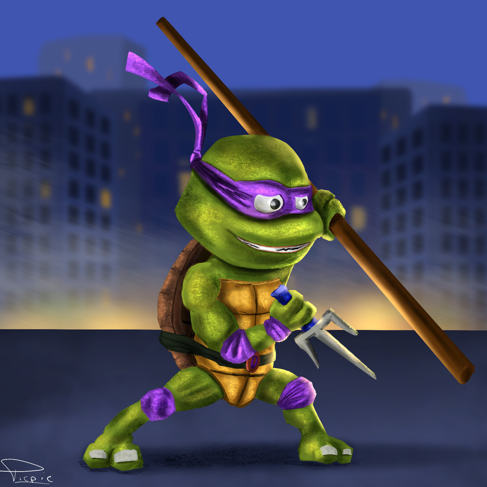 ArtStation - Ninja turtle