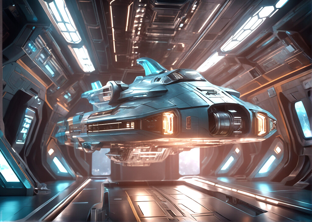 ArtStation - Docks for spaceships