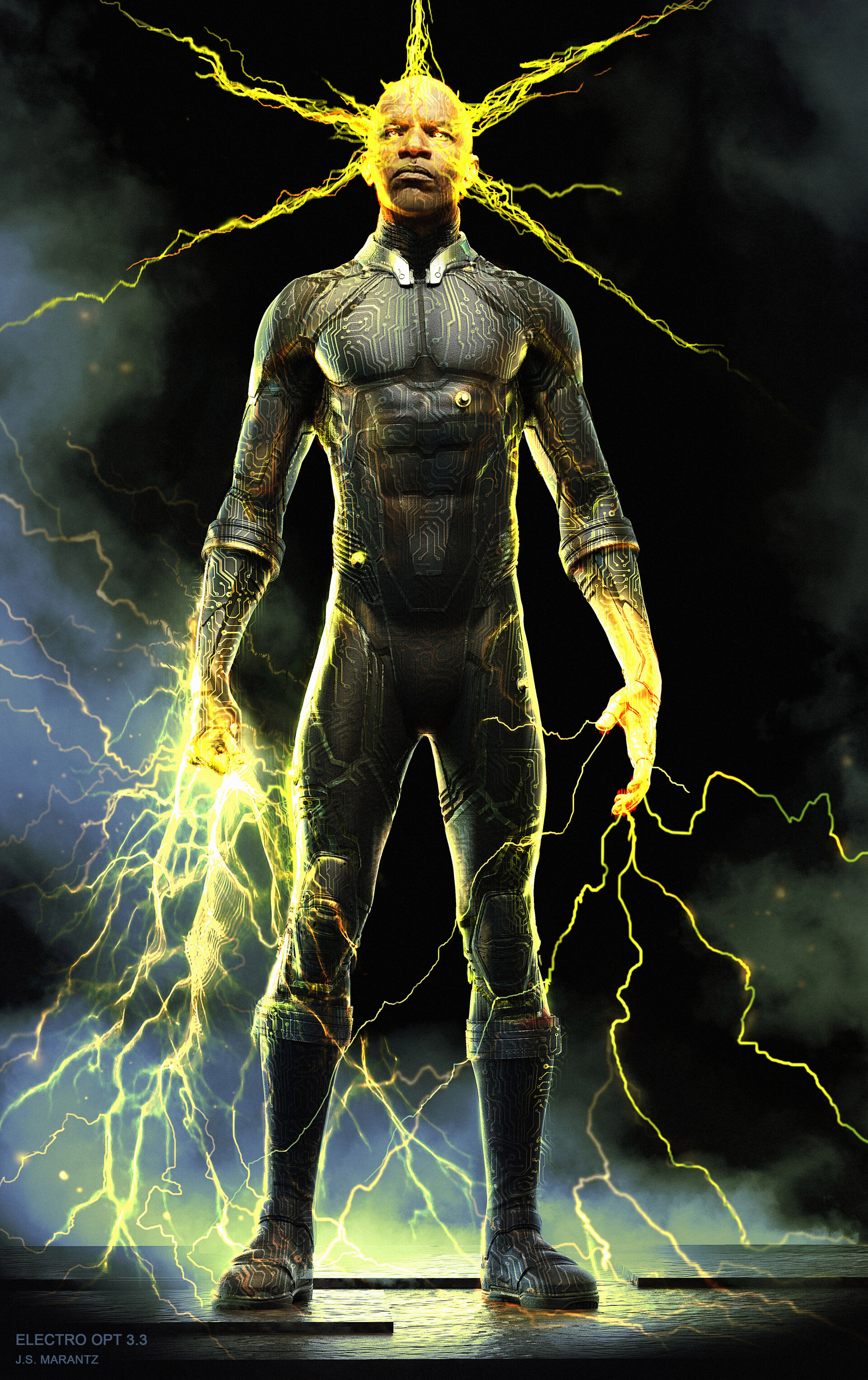 Jerad S. Marantz - Spiderman No Way Home: ELECTRO Conceptart