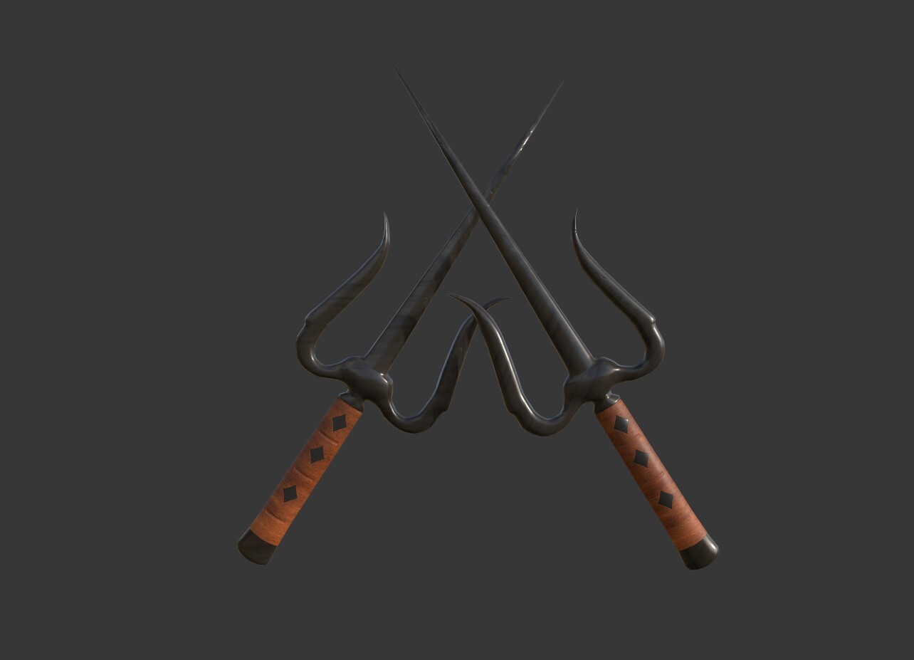 ArtStation - Sai Weapon