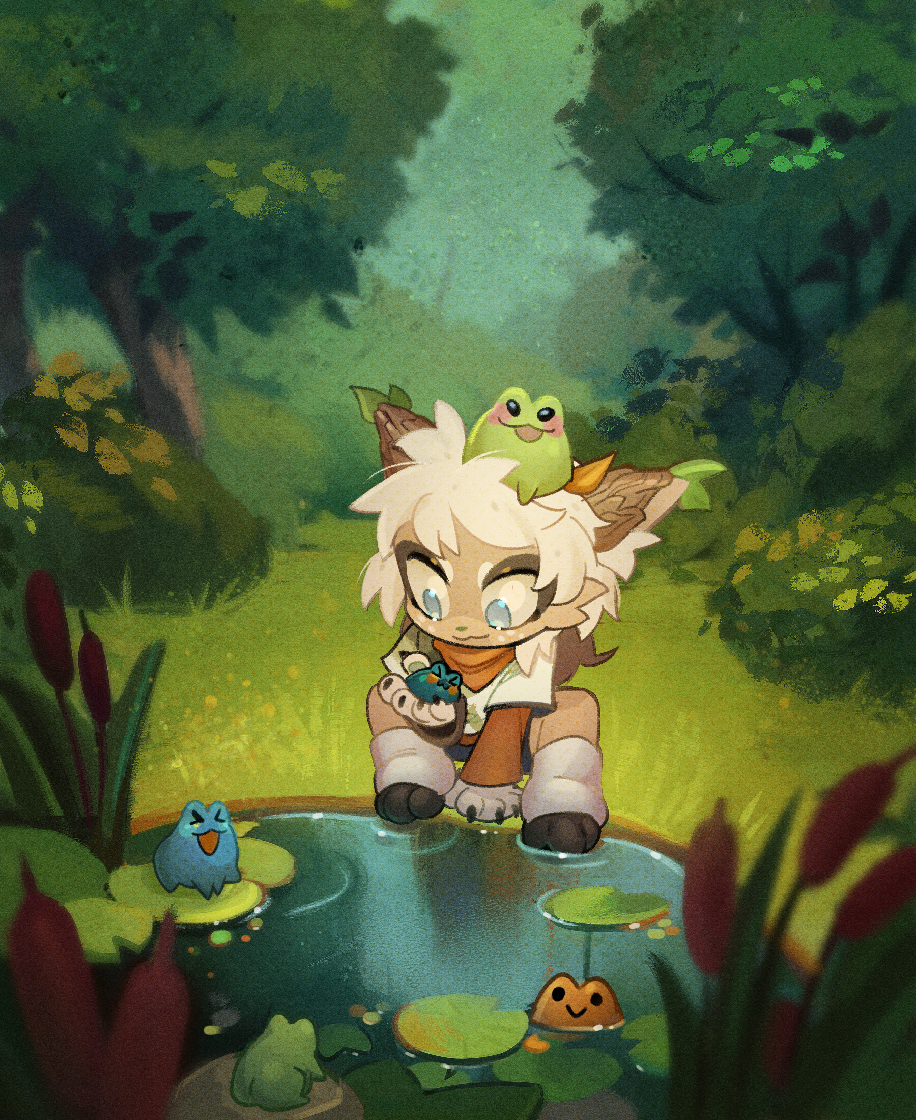ArtStation - frog pond