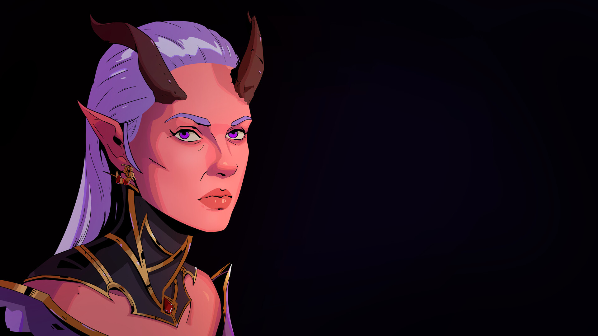 ArtStation - Tiefling Baldur's Gate Character