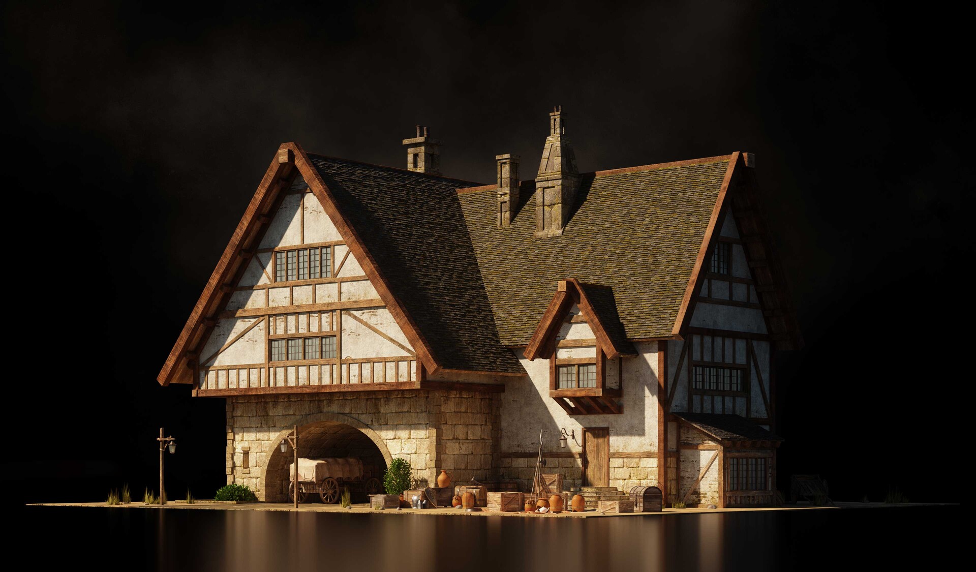 KitBash3D - "Enchanted" - 3D Models and Materials Fantasy Kit