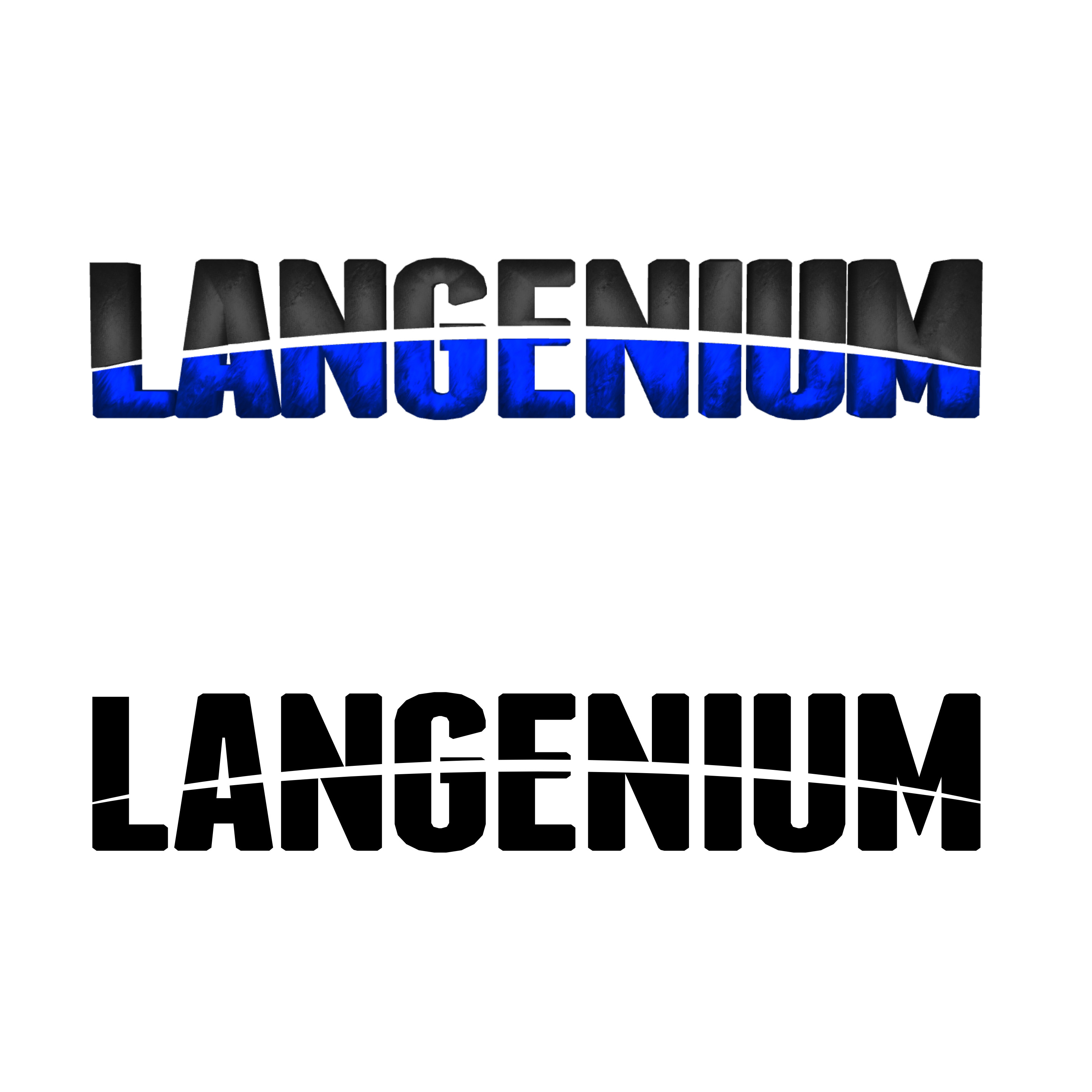 Open Studios - Science fiction game and media franchise logo for Langenium MMORPG