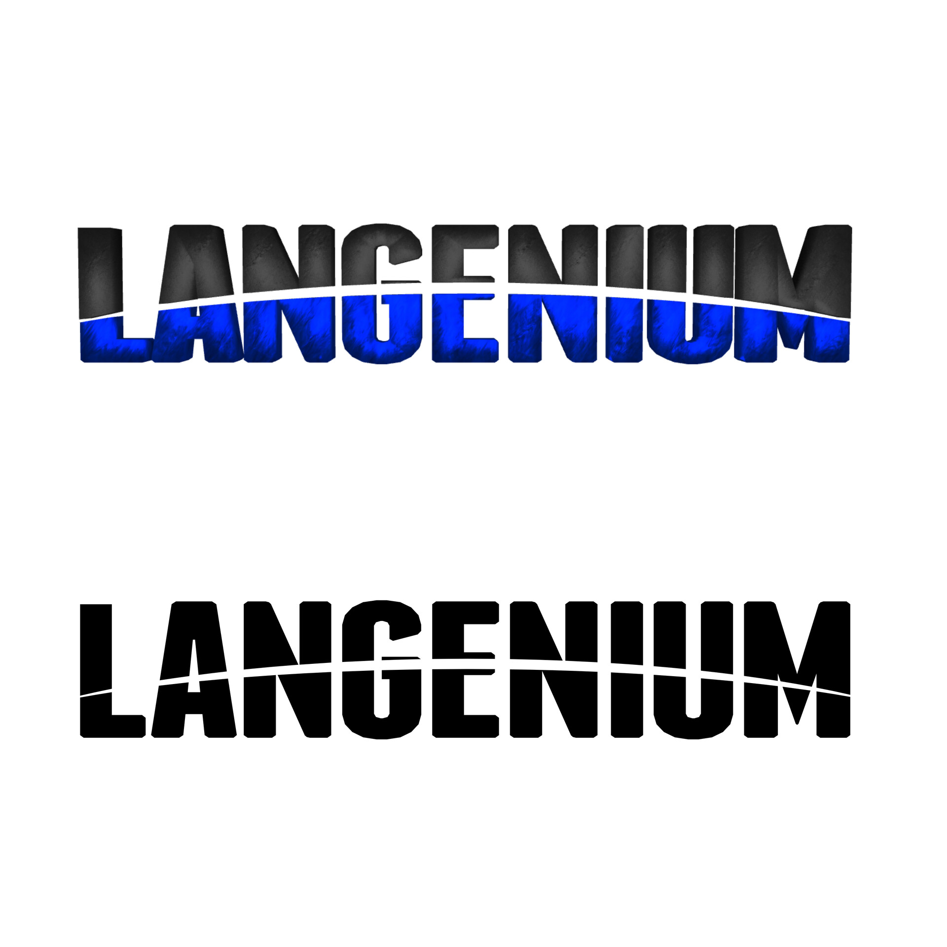 Open Studios - Science fiction game and media franchise logo for Langenium MMORPG