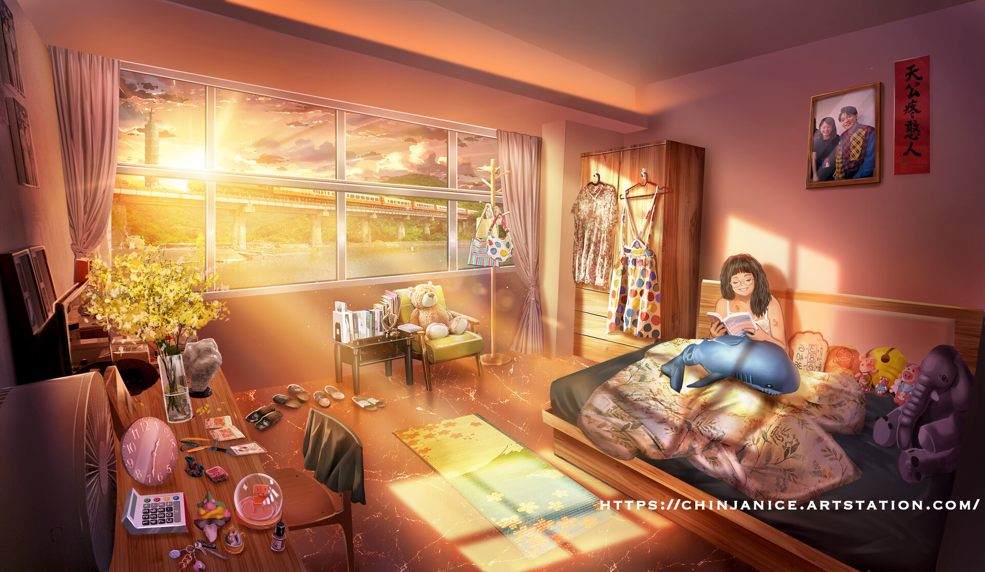 ArtStation - yiling's room