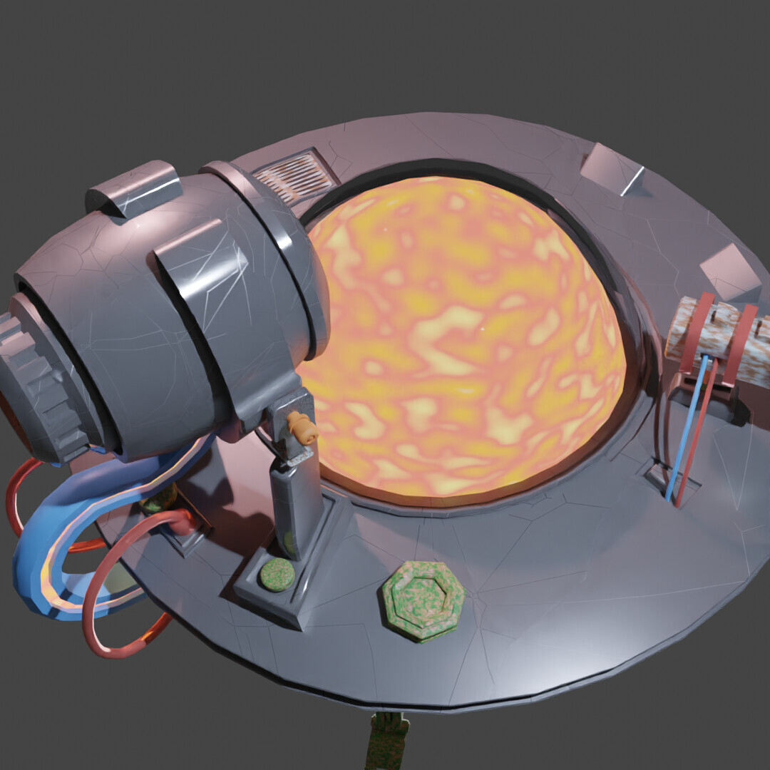 ArtStation - 3D space ship Model