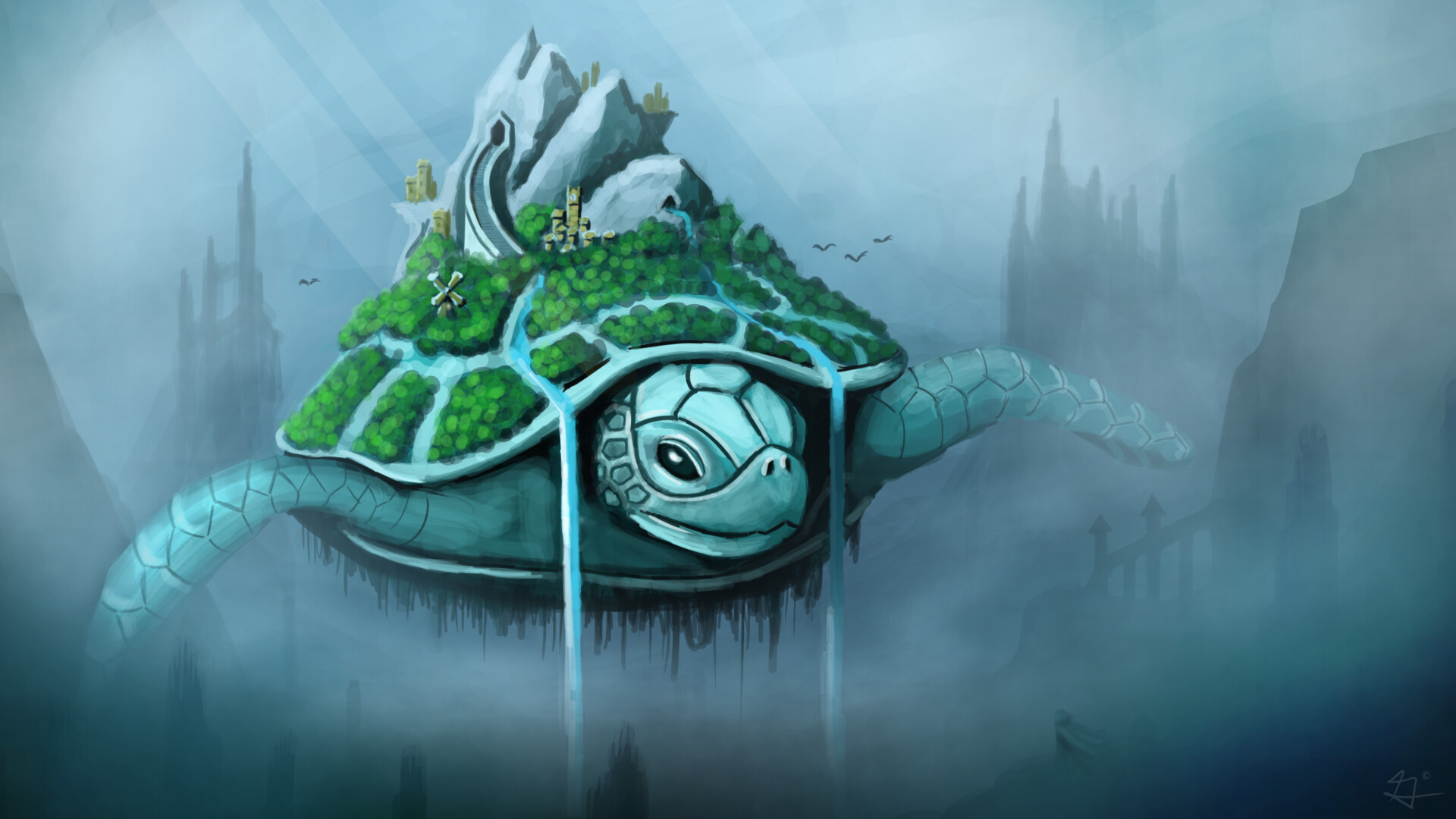 ArtStation - World Turtle