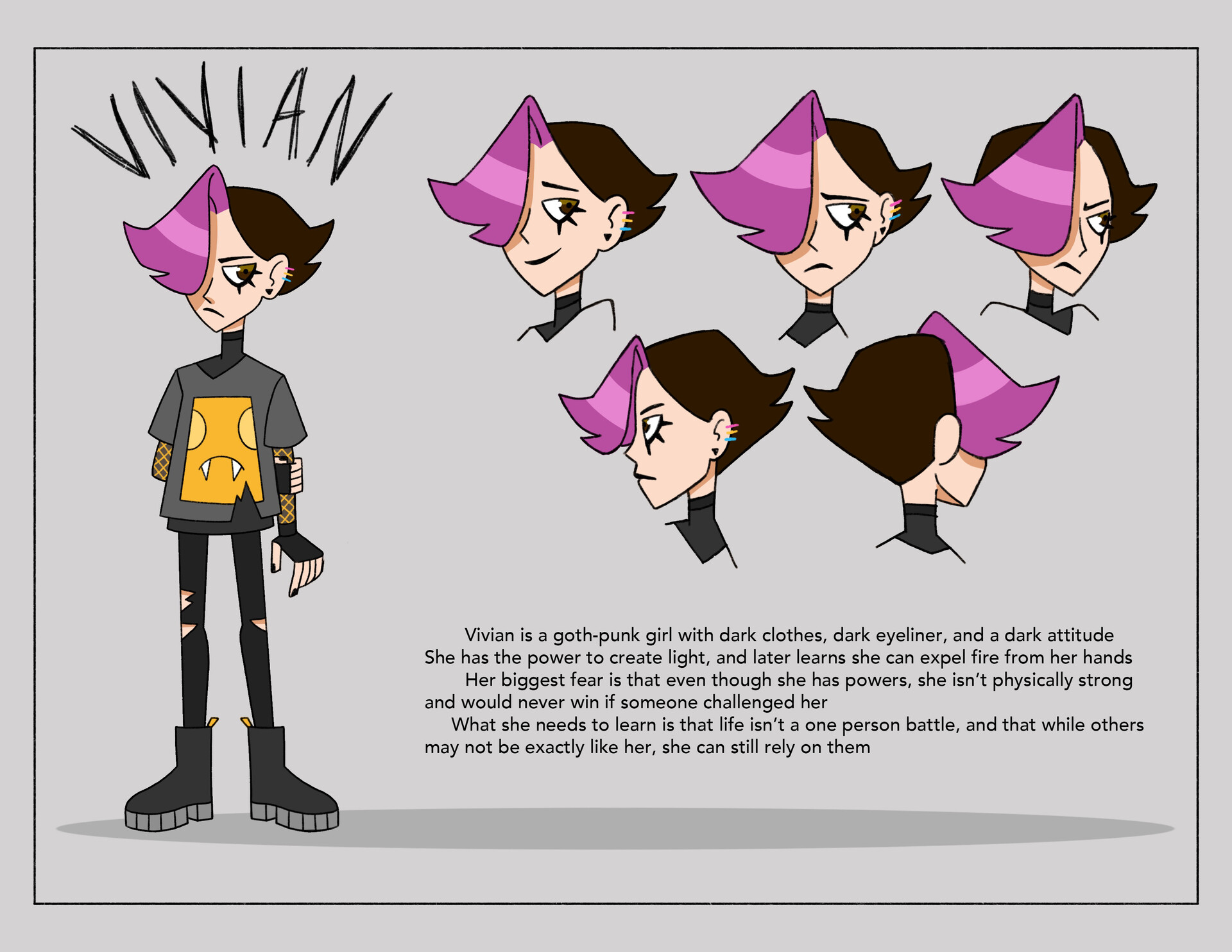 ArtStation - Vivan Character Sheet