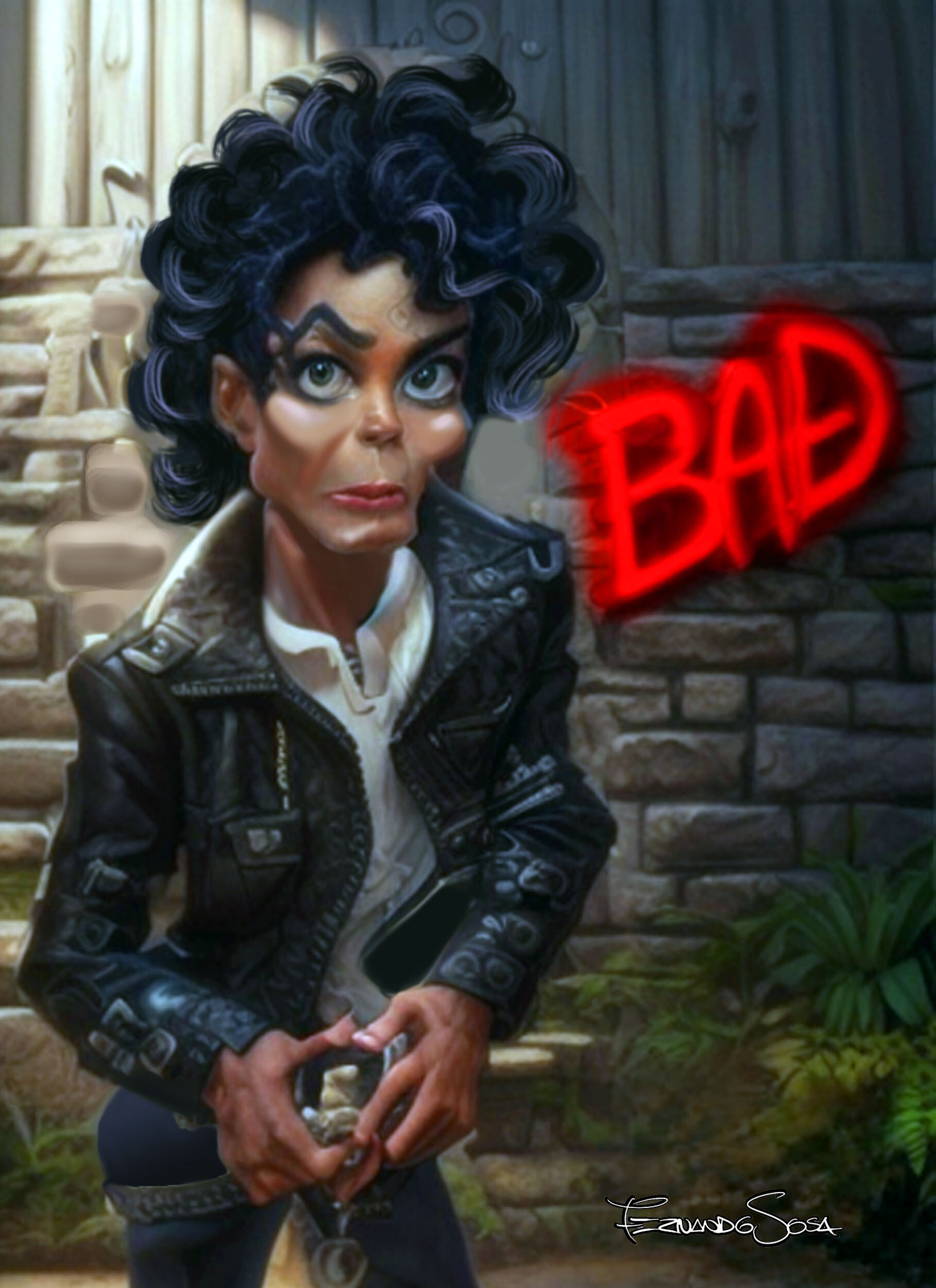 ArtStation - Michael Jackson Bad