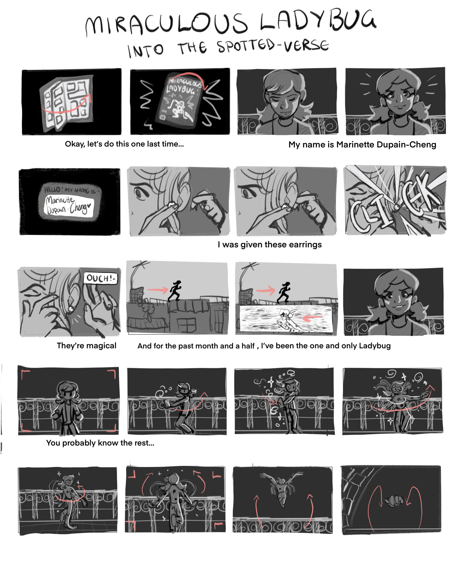 ArtStation - Miraculous: Into The Spotted-Verse ~ storyboards