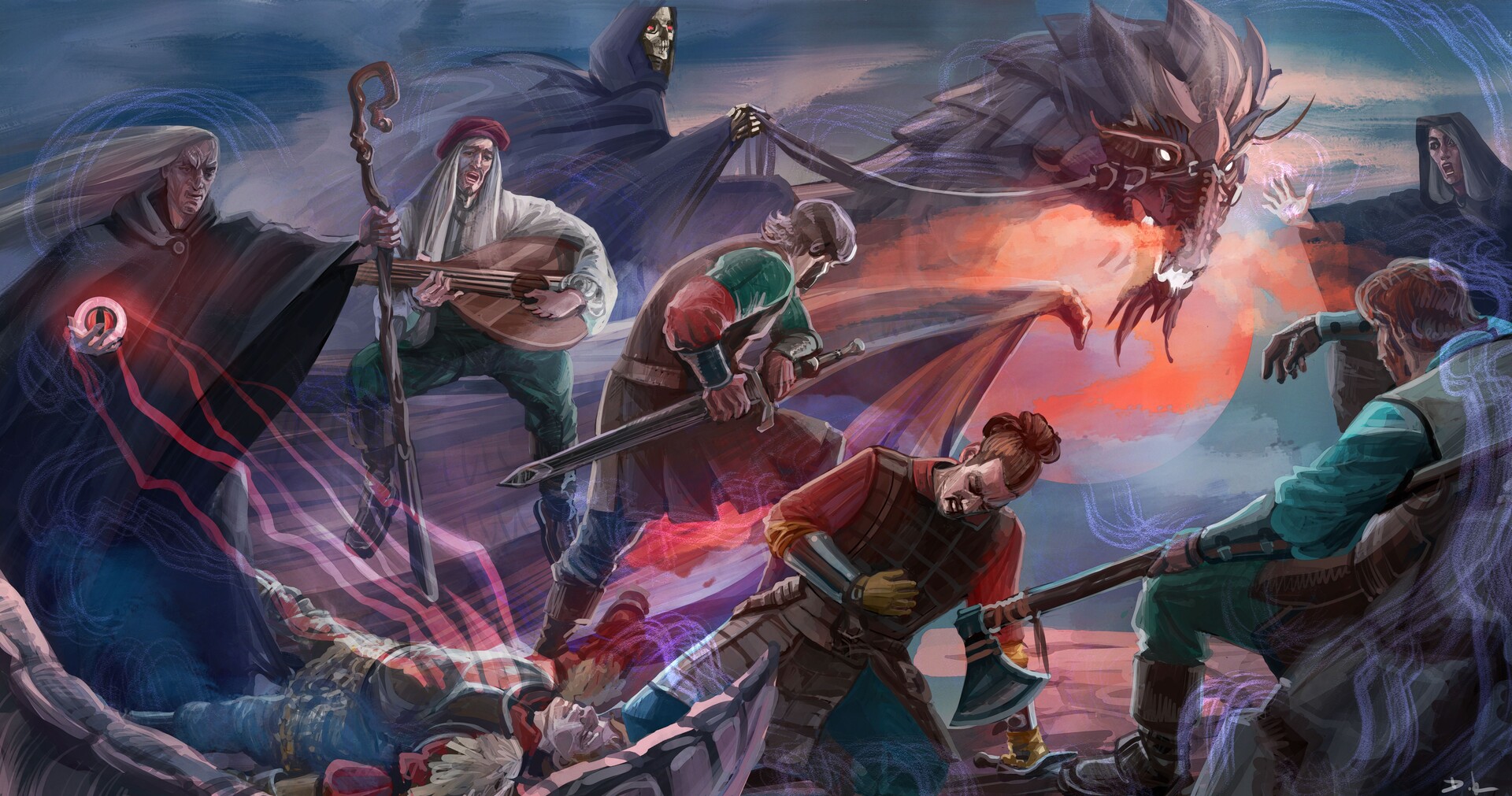 ArtStation - FanArt to The Bards Song (Blind Guardian)