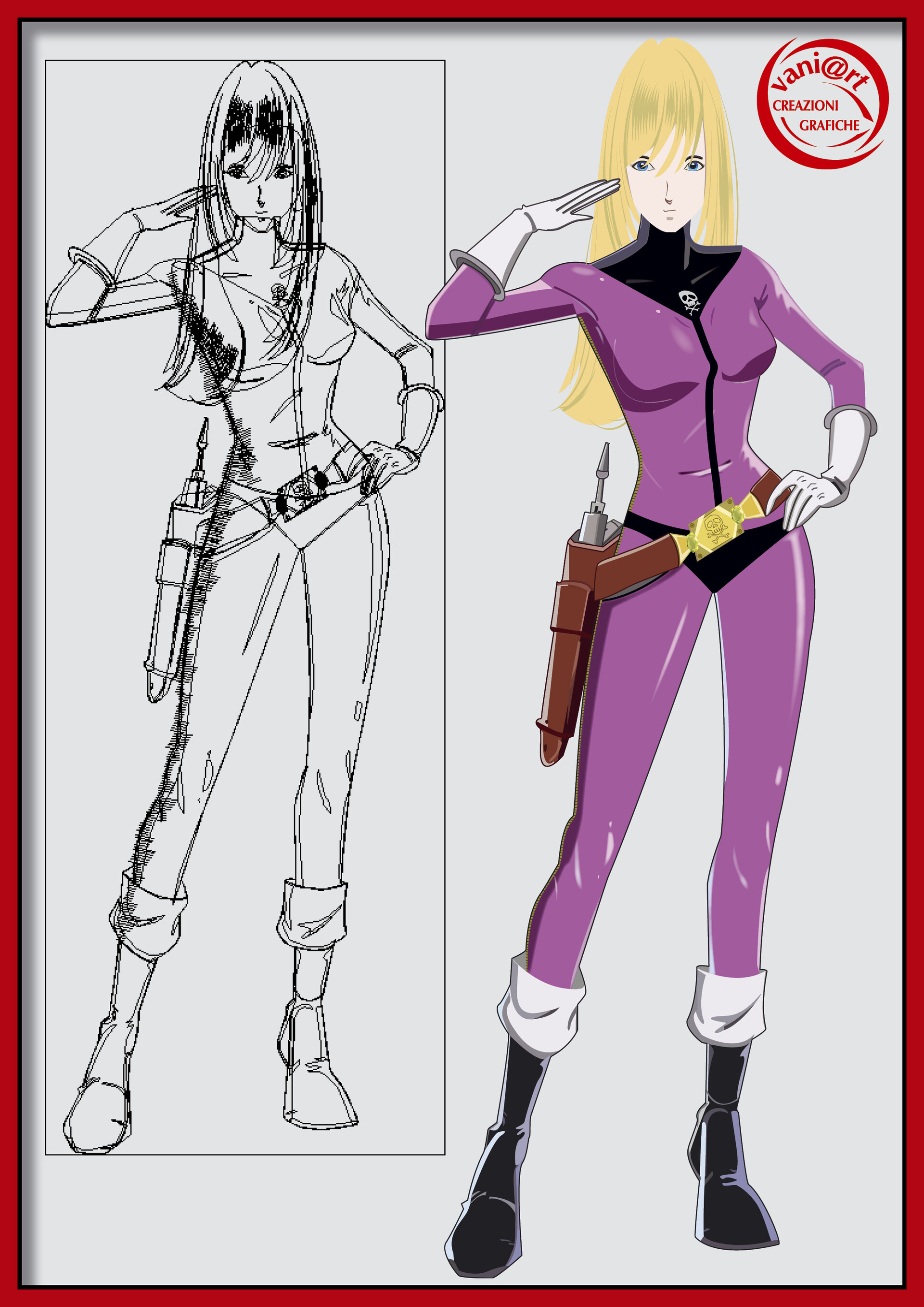 ArtStation - Capitan Harlock (1978) | Artwork