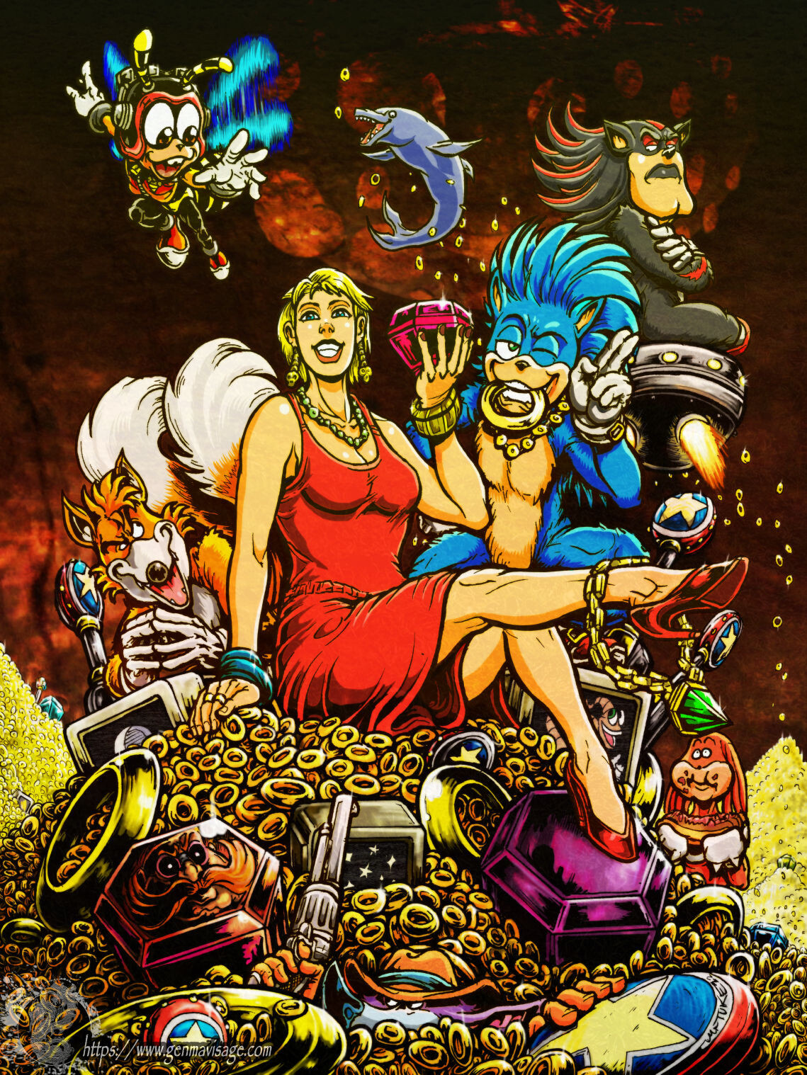 ArtStation - Hedgehog Queen Madonna