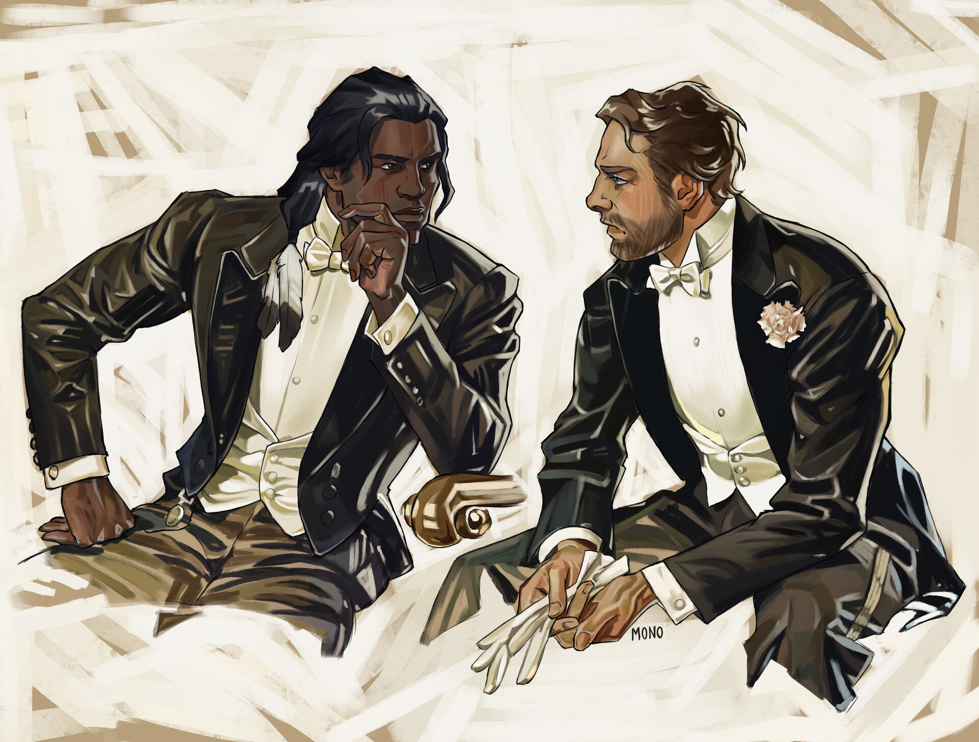 ArtStation - Red Dead Redemption 2 - Leyendecker paint study