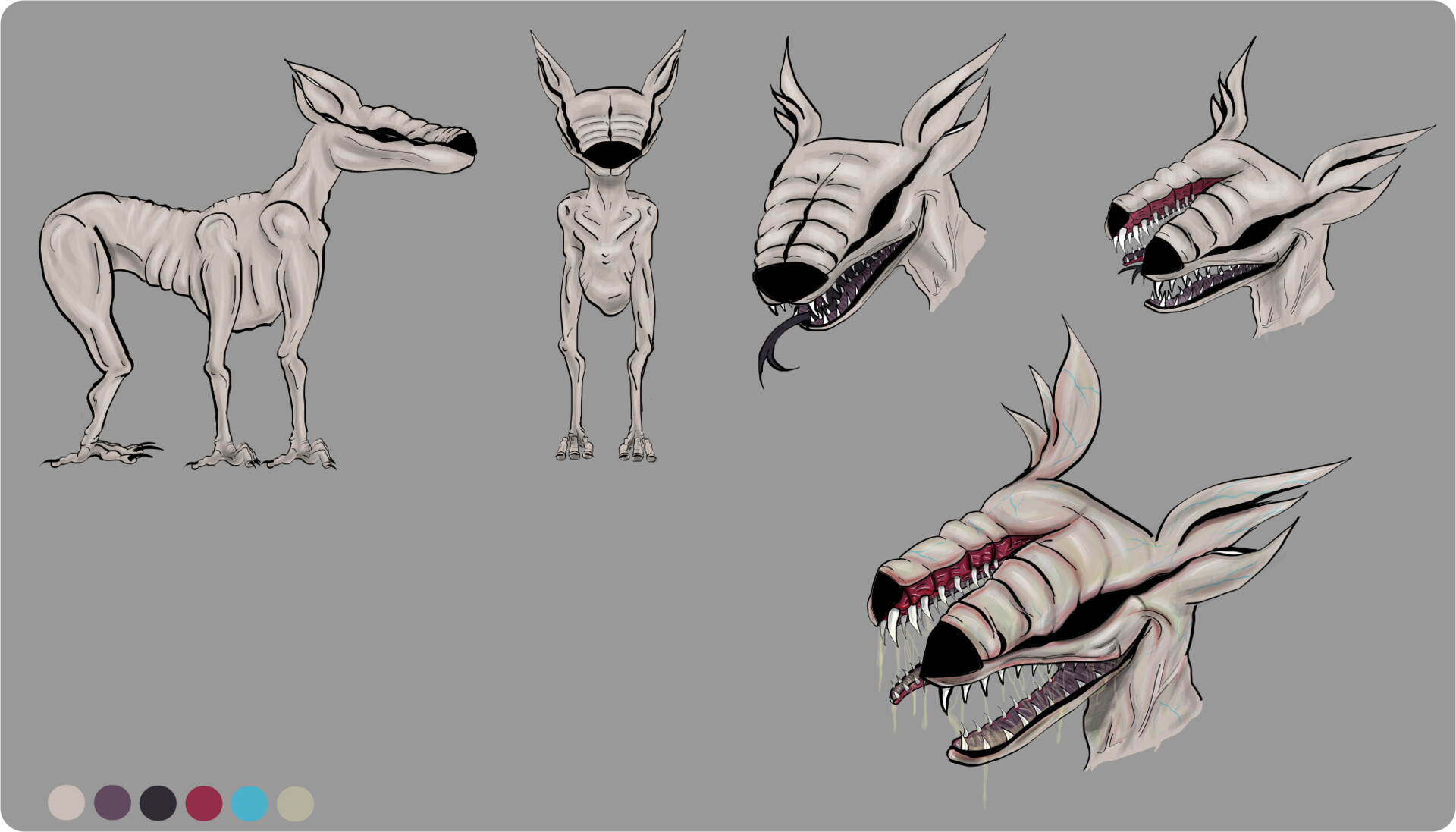 hellhound drawing reference