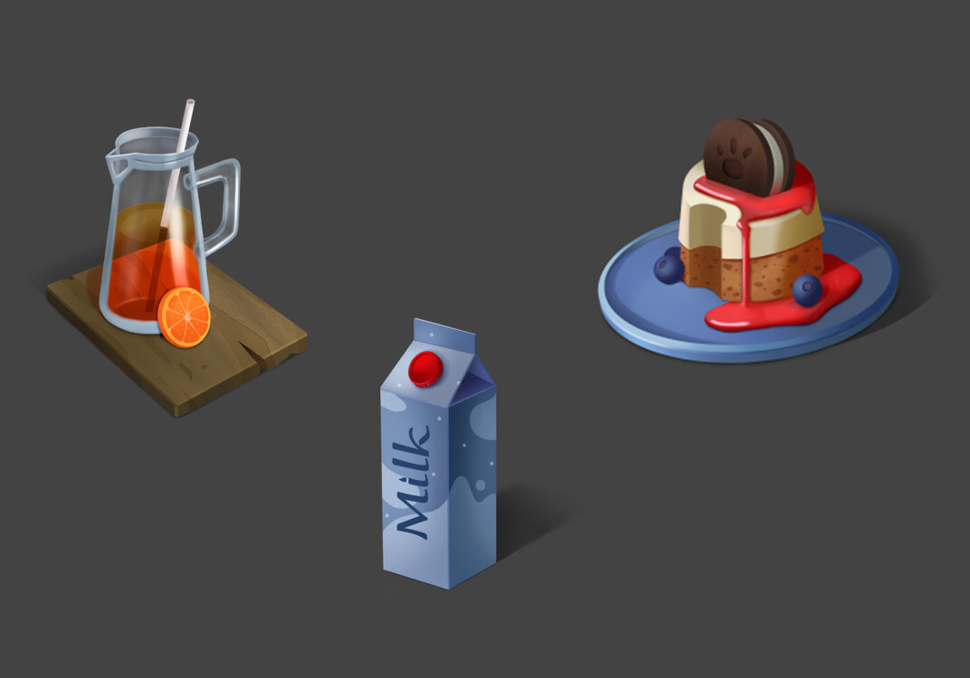 ArtStation - Some food props