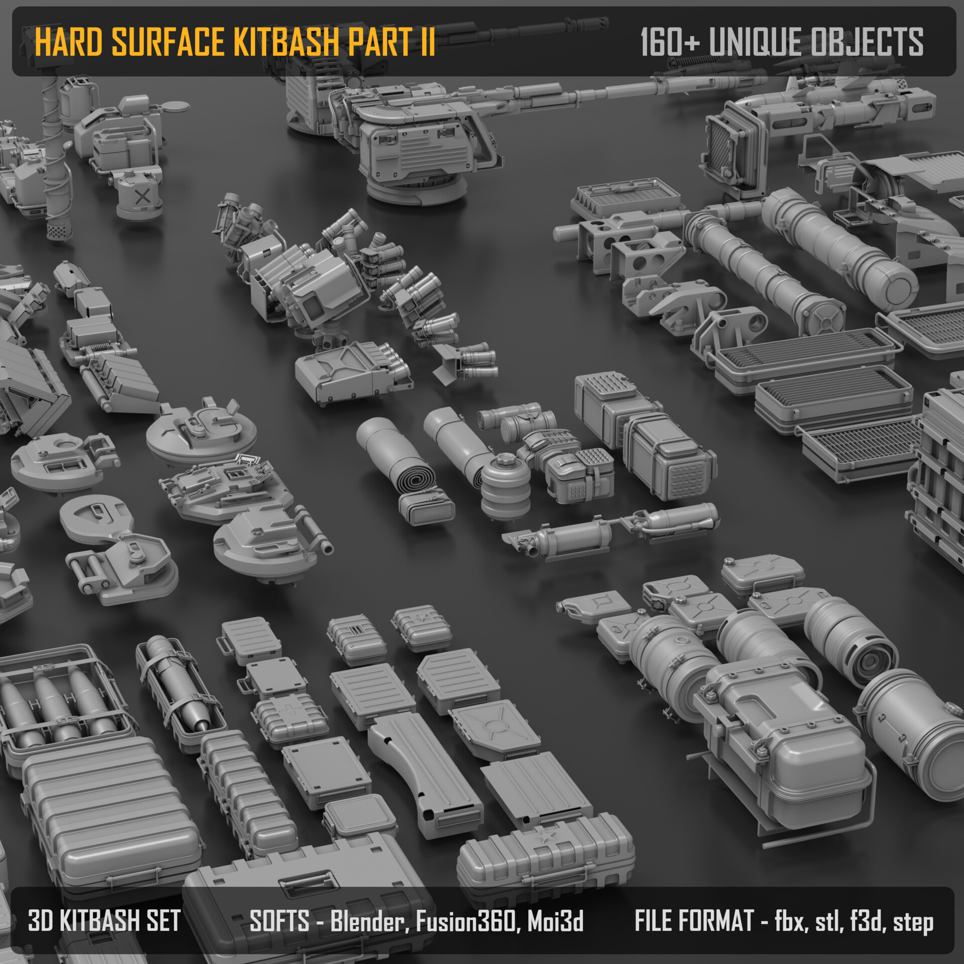 GorgeZX - Hard Surface Kitbash Part 2