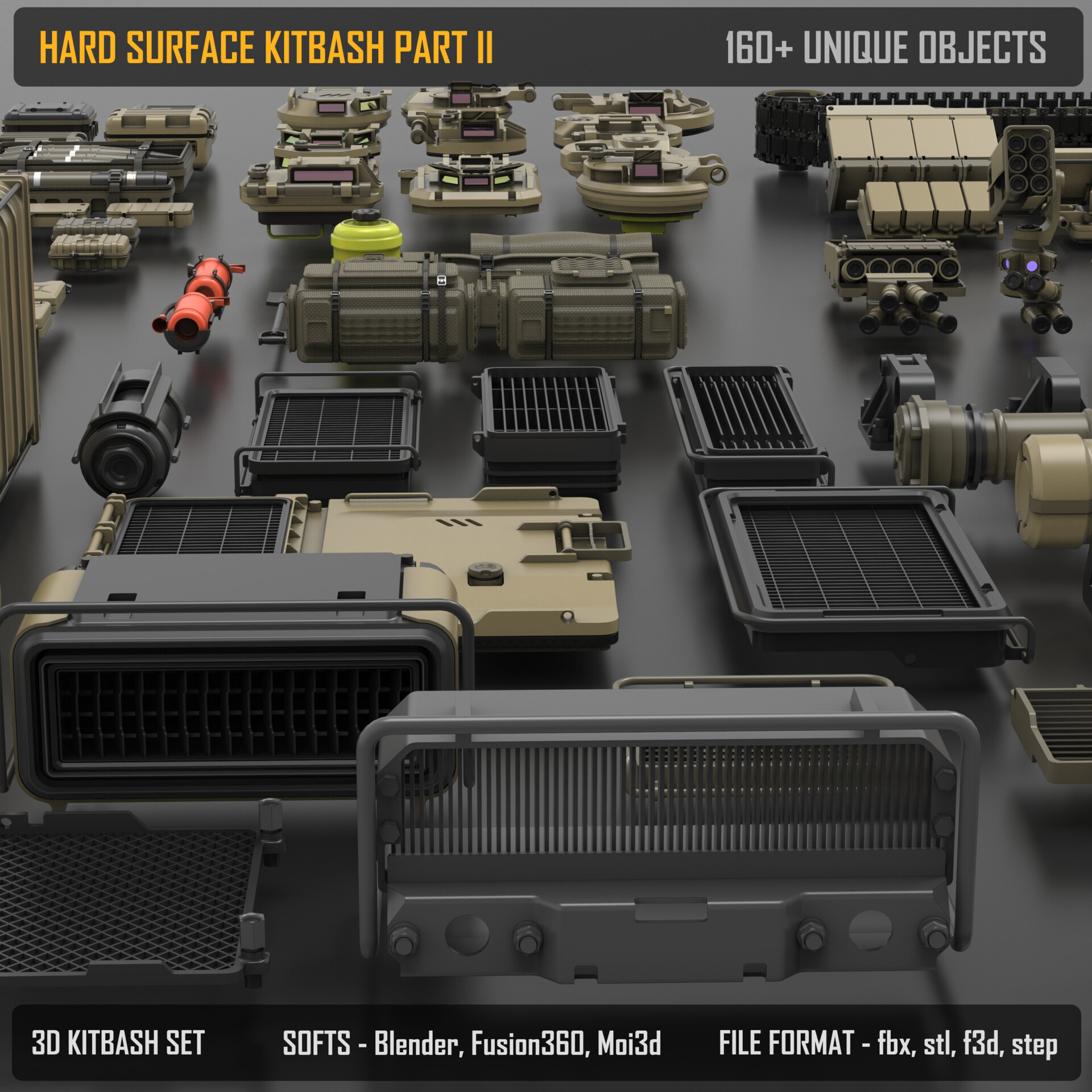 GorgeZX - Hard Surface Kitbash Part 2