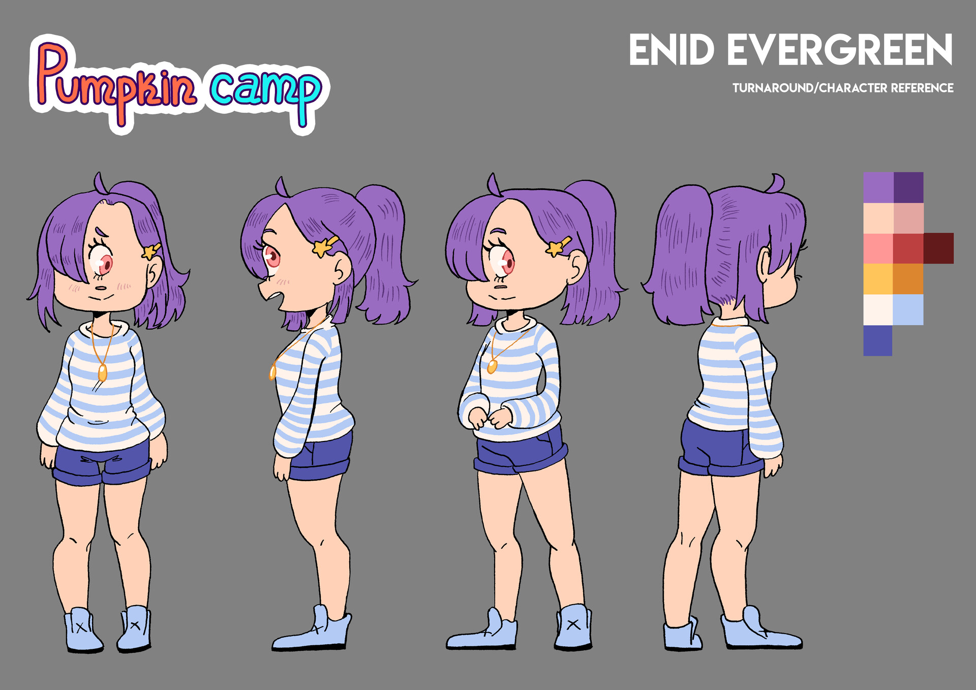 ArtStation - Enid Character turnaround