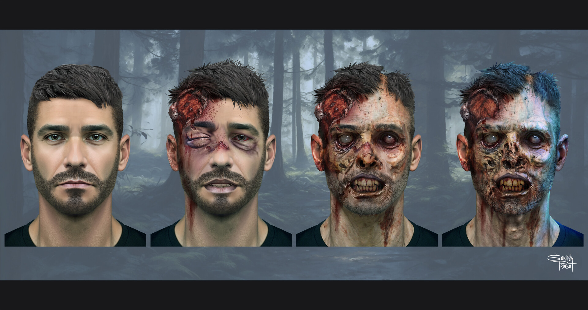 ArtStation - evolution of infected