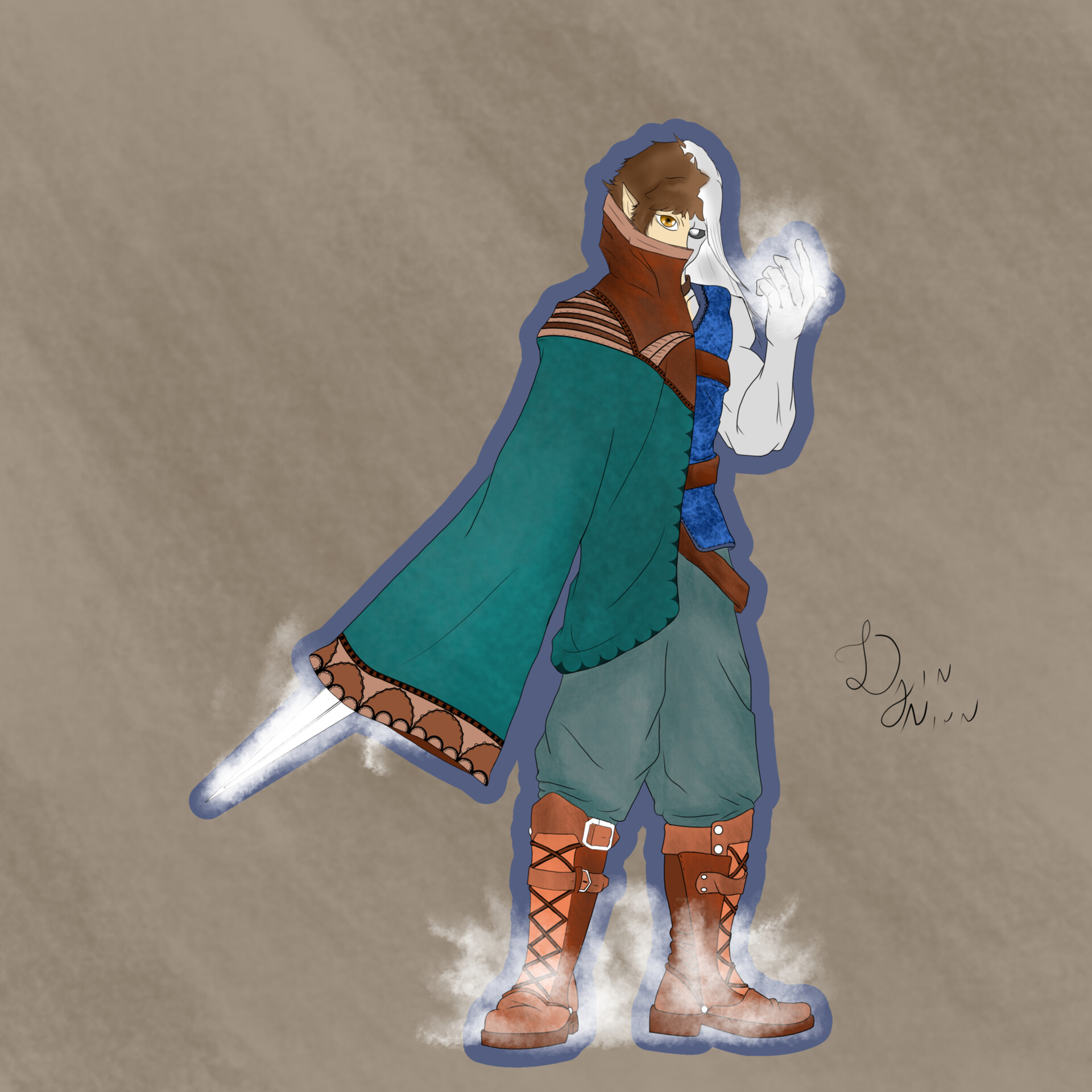 ArtStation - RPG Character - Changeling Warlock