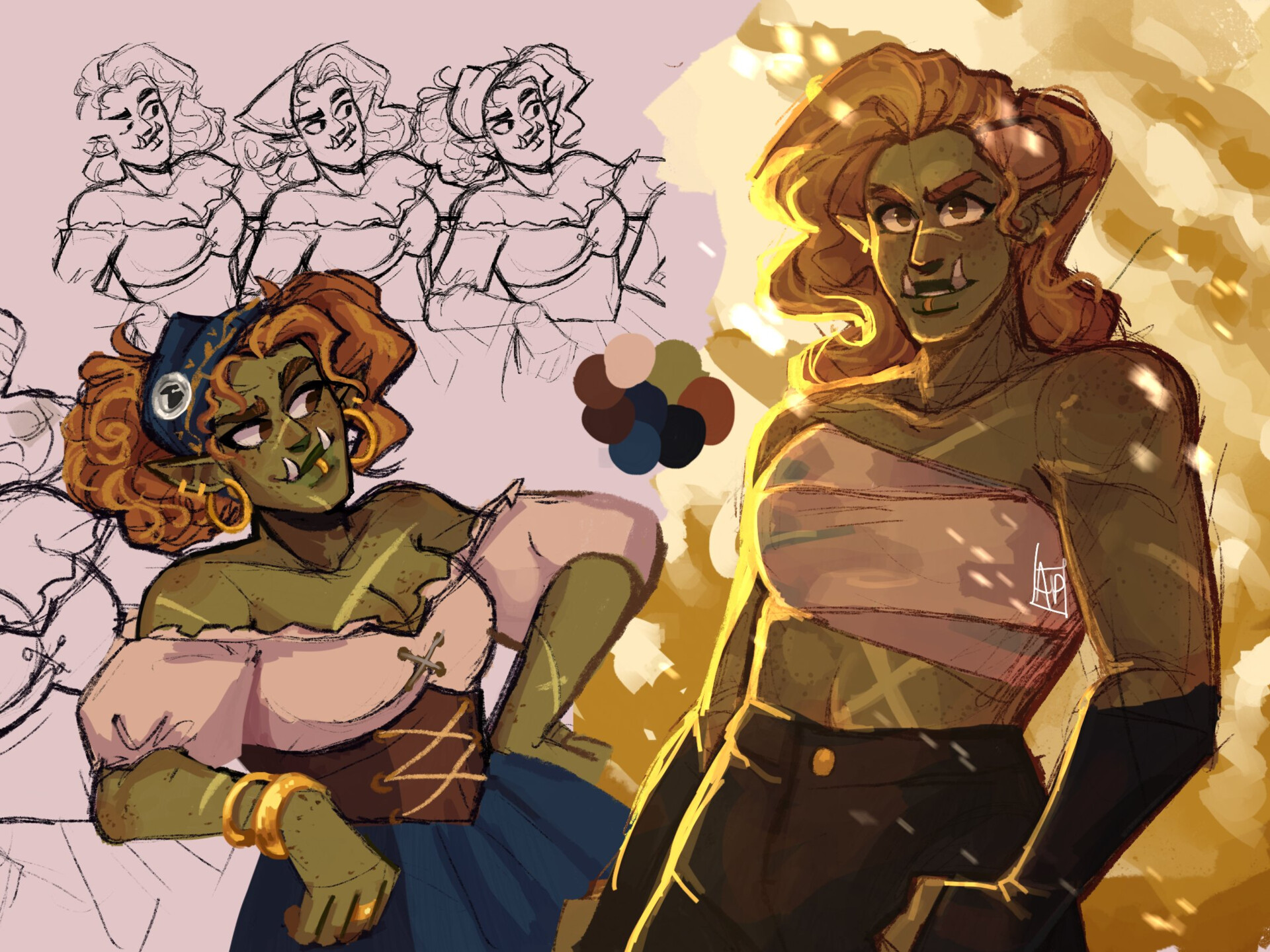 ArtStation - Juniper and Blanca